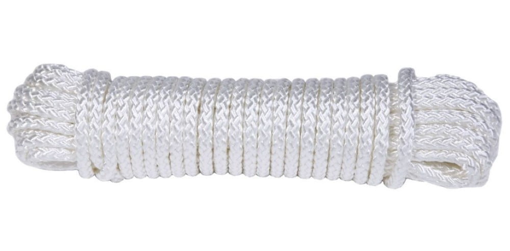 Koch Industries 5230626 3/16 in. x 100 ft. White Nylon Diamond Braid ...