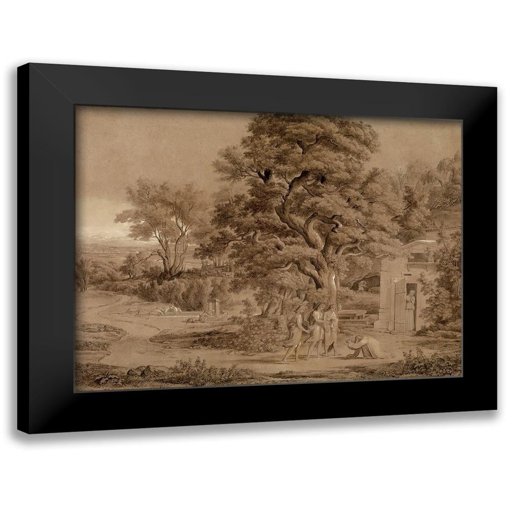 Koch, Joseph Anton 18x15 Black Modern Framed Museum Art Print Titled ...