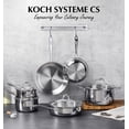 Koch Systeme CS 23-Piece Stainless Steel Cookware Set, Pots and Pans ...