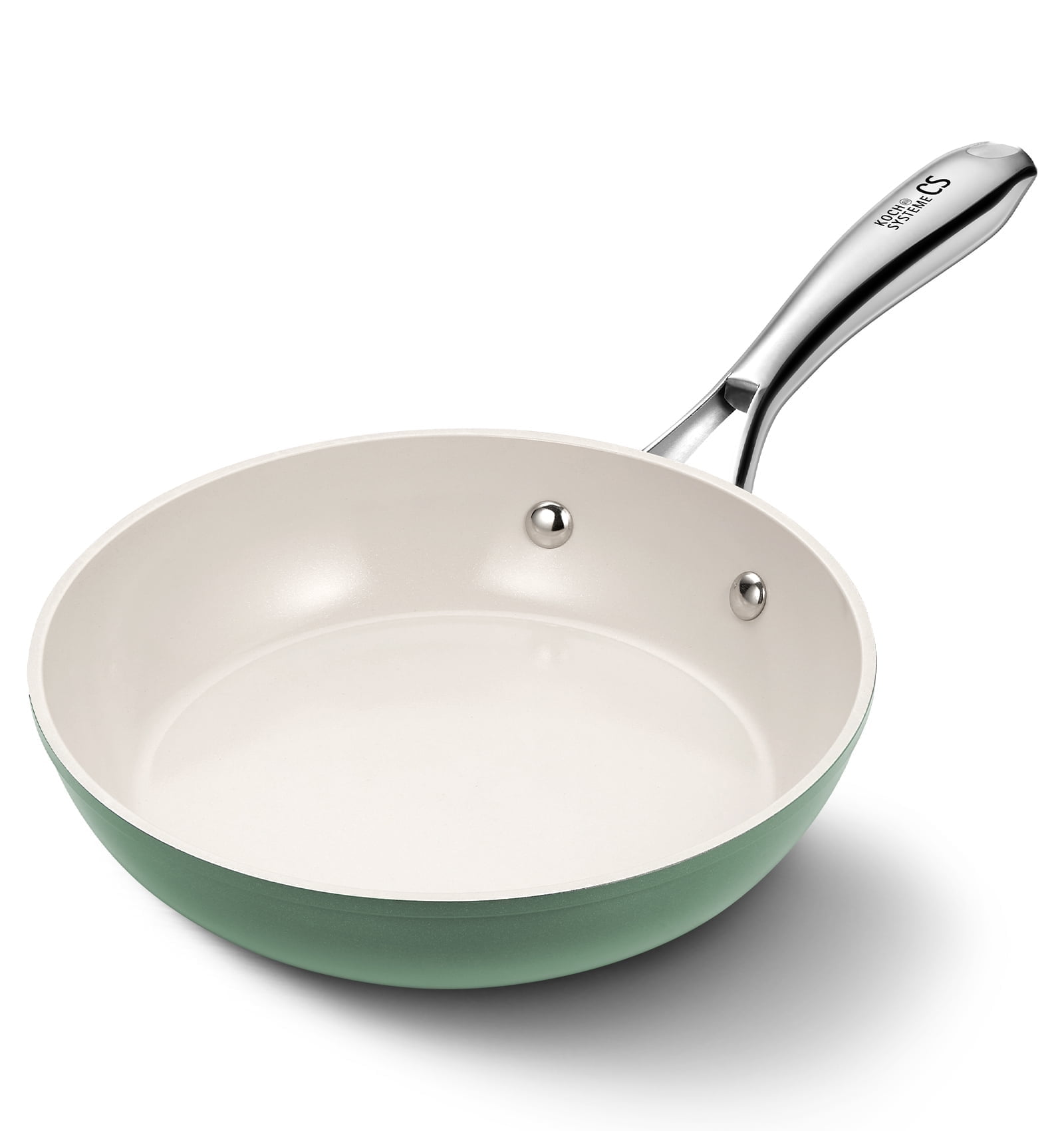 Koch Systeme CS 8 inch Ceramic Non-Stick Frying Pan with Steel Handle ...