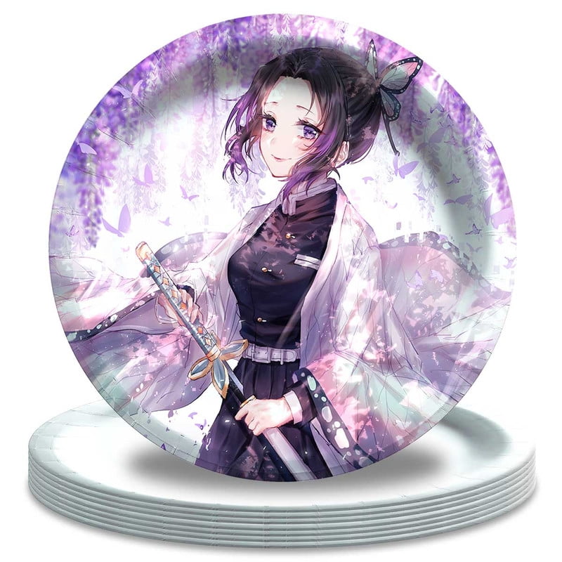 Kochou Shinobu Plates Party Supplies Birthday Decorations Tableware ...
