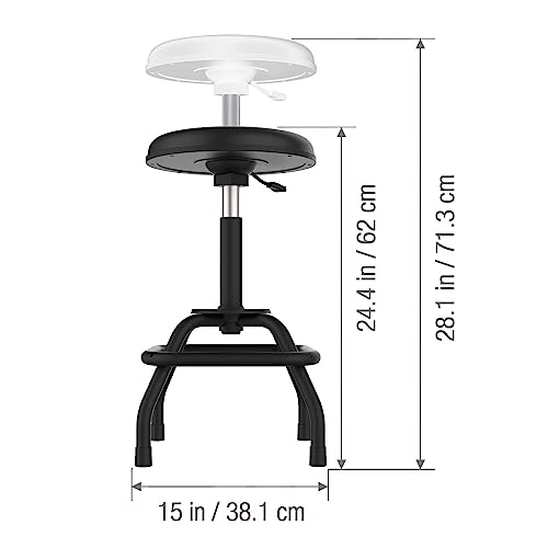 Koda Ultra Cushioned Pneumatic Shop Stools, Adjustable Height ...