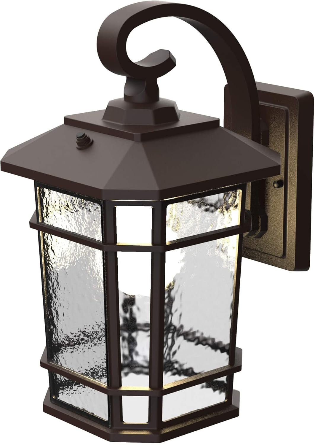 Koda Williams Outdoor Wall Light Lantern, Exterior Waterproof Wall Sconce, Bronze LED Porch ...