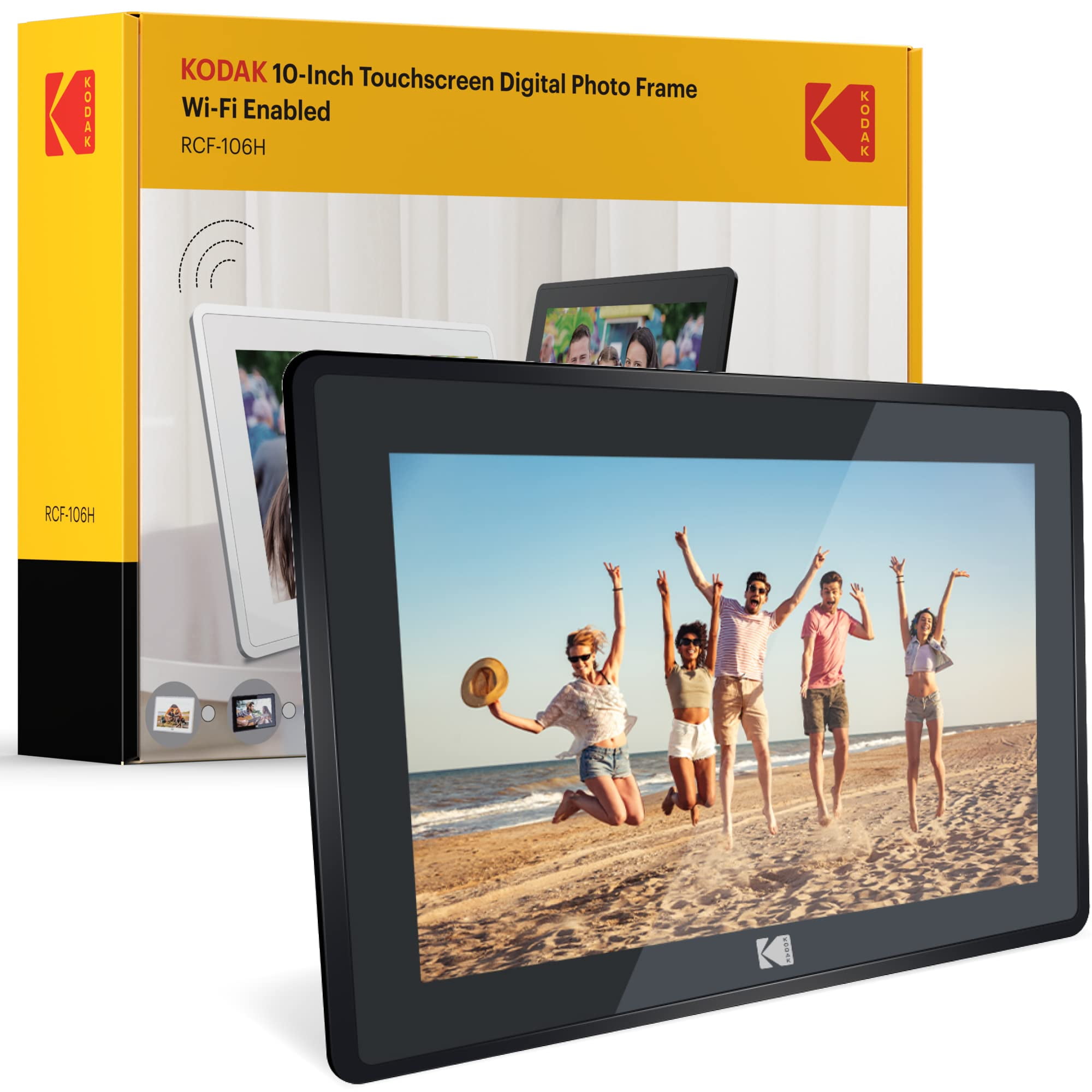 Kodak 10-Inch Touch Screen Digital Picture Frame, Wi-Fi Enabled with ...