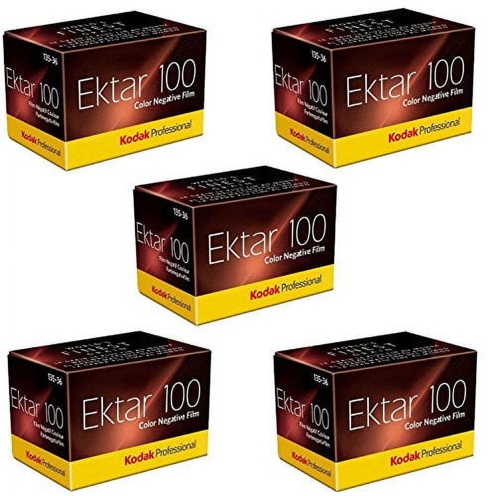 Kodak 35mm Ektar 100 Color Negative (Print) Film 36 Exp. lot of 5 Rolls (Pack of 5), BHBUSWA1025 ...