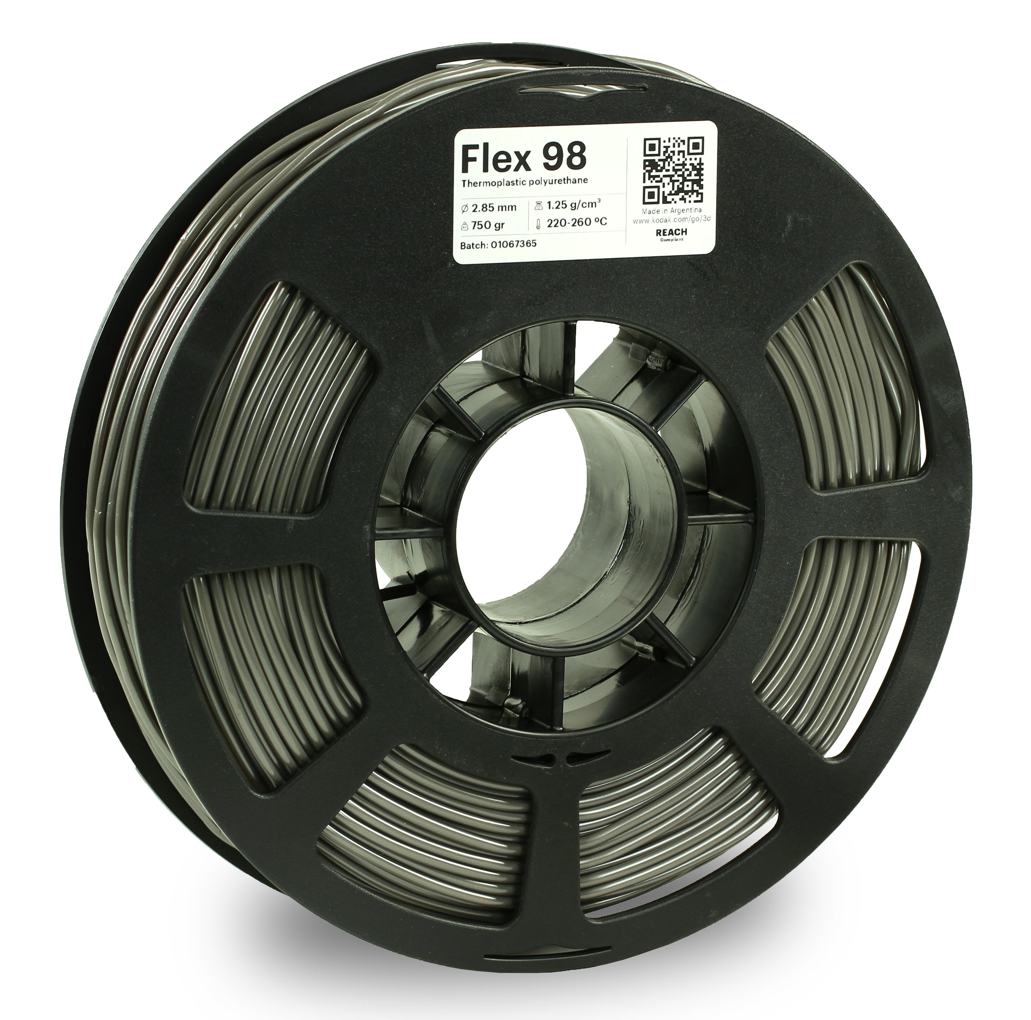 Kodak 3D Printing TPU Flex 98 Filament 2.85mm (Grey) - Walmart Business ...