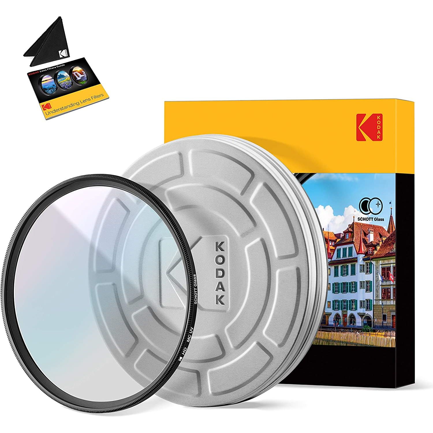 Kodak 40.5mm UV Filter, German SCHOTT Glass, Slim 18-Layer Polished ...