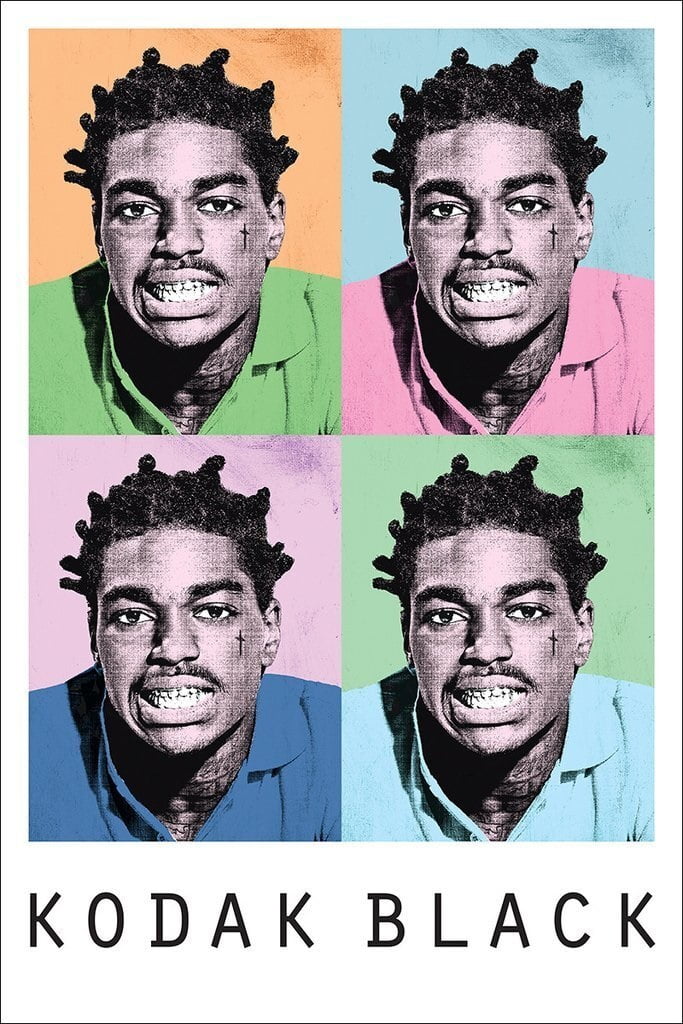 Kodak Black Poster Hip Hop Trap Rapper - Walmart.com