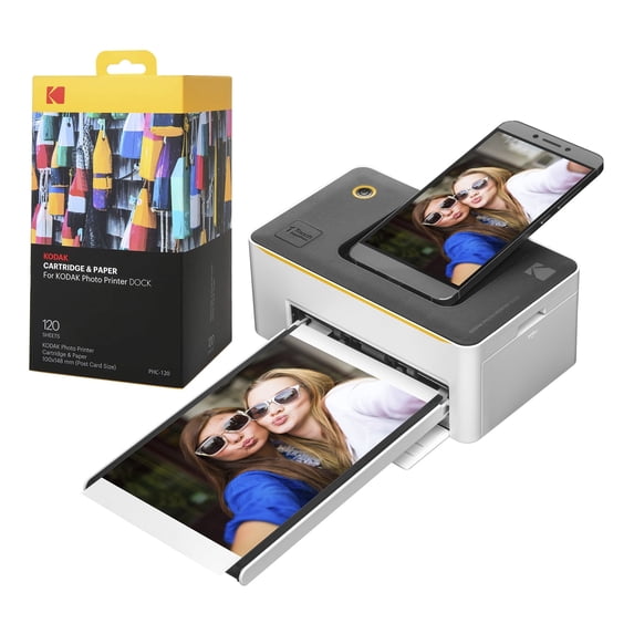 Kodak Dock Premium 4x6 Portable Instant Photo Printer | Full Color ...