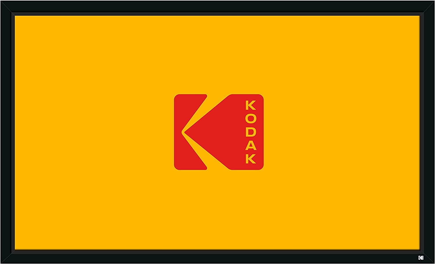 Kodak Fixed Frame 100 in Projector Screen with Mount Kit, Black ...