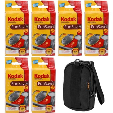Kodak Fun Saver 35mm One-Time-Use Disposable Camera with Flash, 27 ...