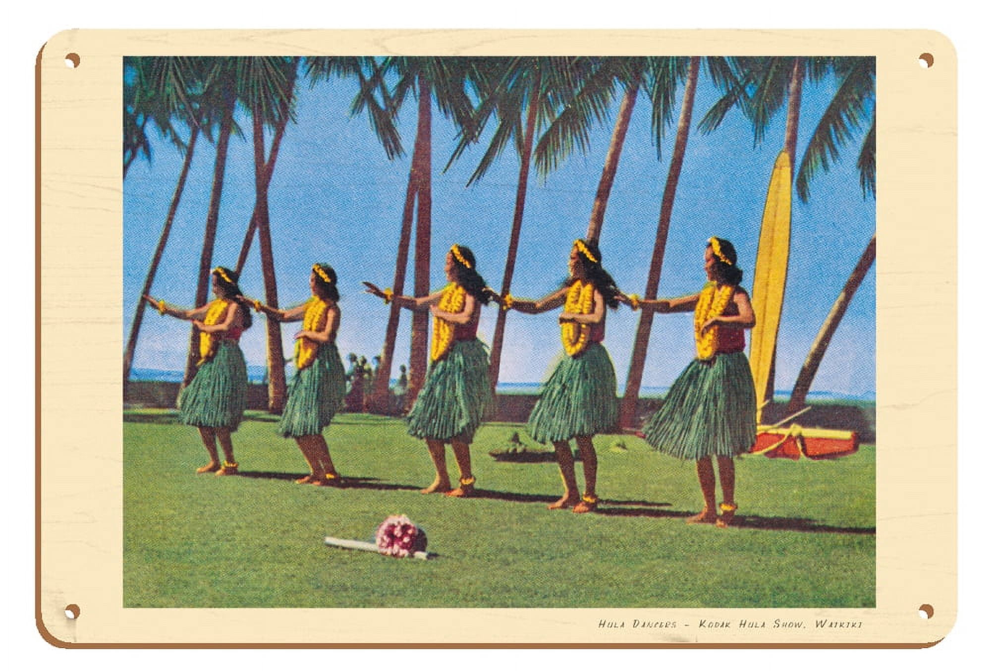 Kodak Hula Show - Waikiki Hawaii - Vintage Hawaiian Hula Dancers c ...