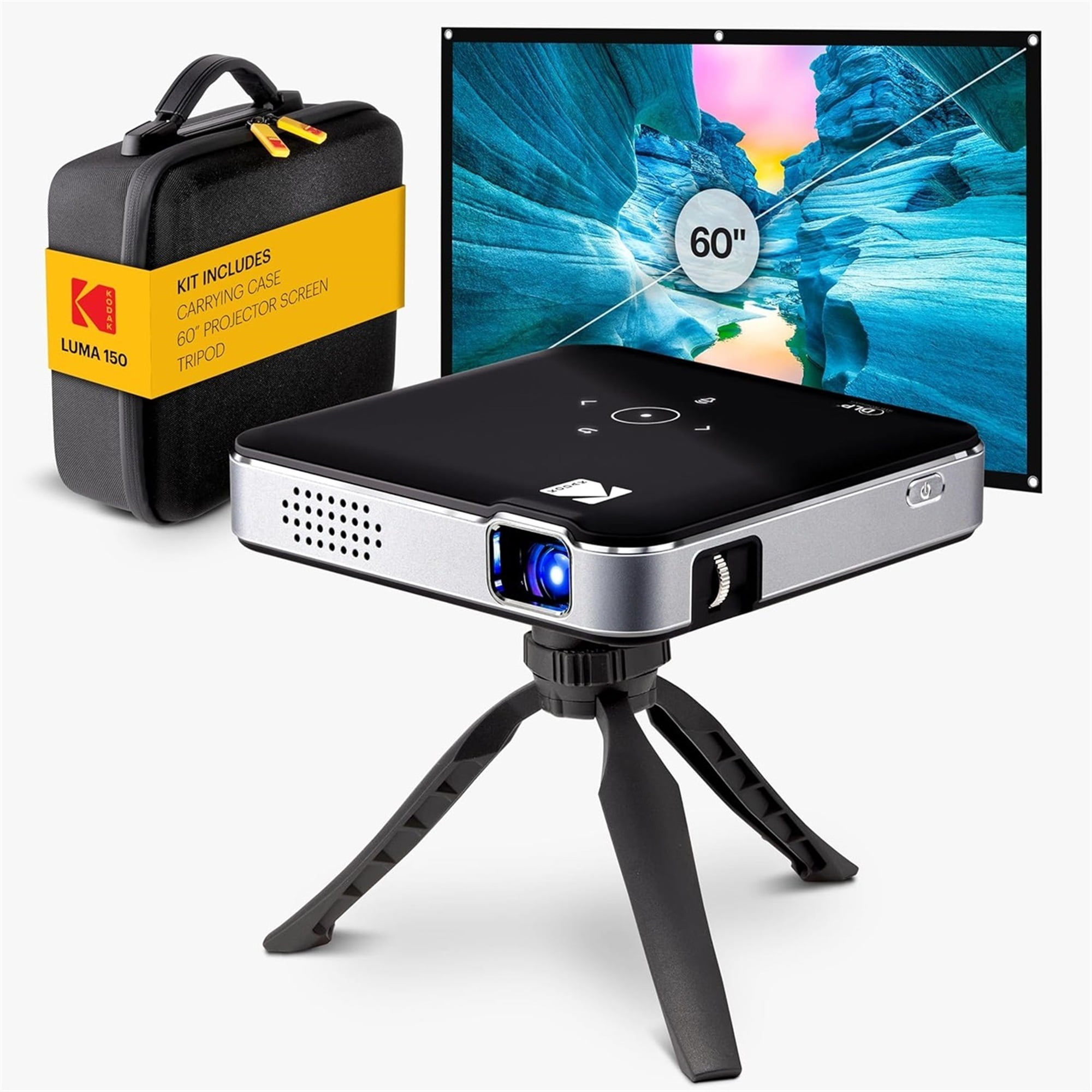 Kodak Luma 150 Pico Projector, Rechargeable Ultra Mini Projector w/60 ...
