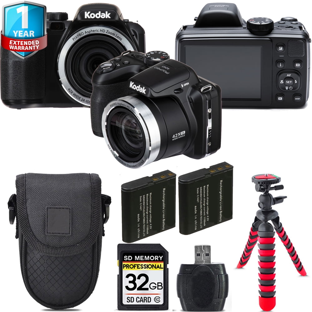 Kodak PIXPRO AZ421 Digital Camera (Black) + 1 Yr Warranty +Tripod ...