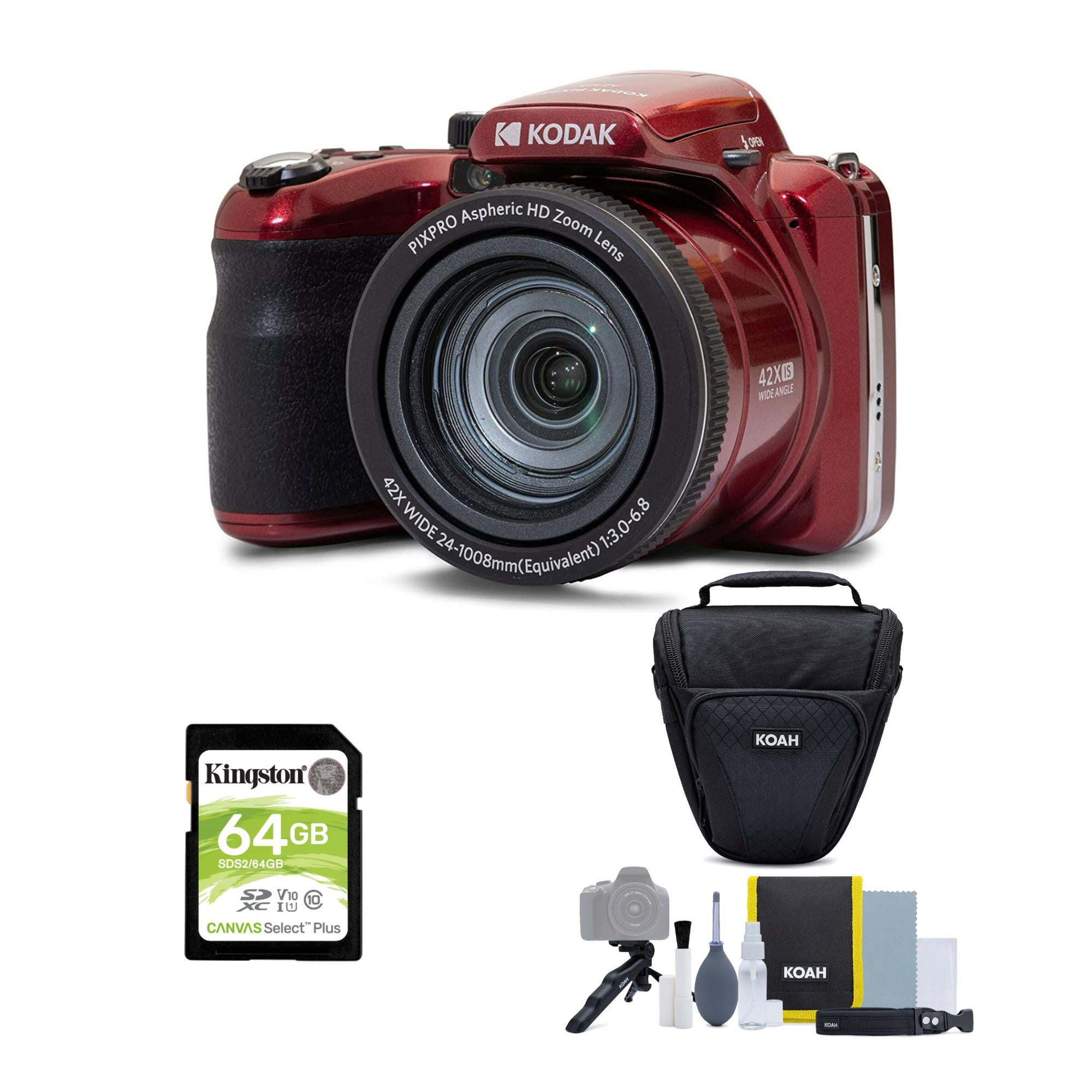 Kodak PIXPRO AZ425 Astro Zoom 20MP Camera with 42x Zoom (Red) with ...
