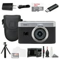 Kodak PIXPRO C1 Compact Digital Camera Black + 32GB + Tripod + Cleaning ...
