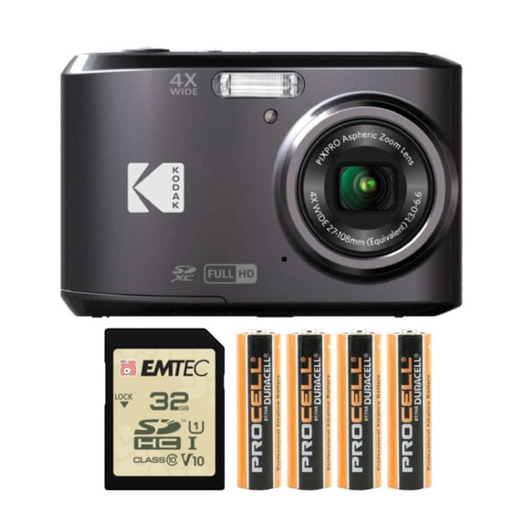 Free Shipping! Kodak Digital Camera FZ45 with 27mm Wide-Angle Lens, 2.7 ...