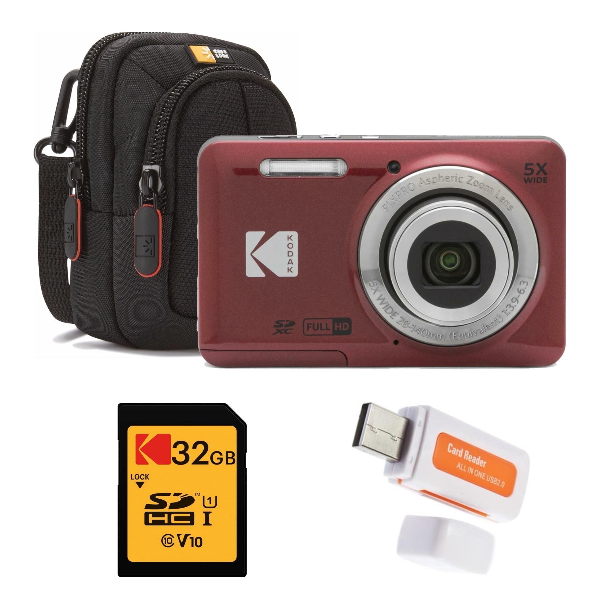 Kodak PIXPRO FZ55 Point & Shoot Digital Camera Bundle - Easy Photo ...