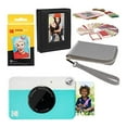 Kodak PRINTOMATIC Instant Print Camera (Blue) Carrying Case Kit ...