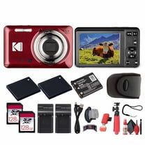 Kodak Pixpro FZ55 Digital Camera (Black) Bundle Including: 128 GB ...