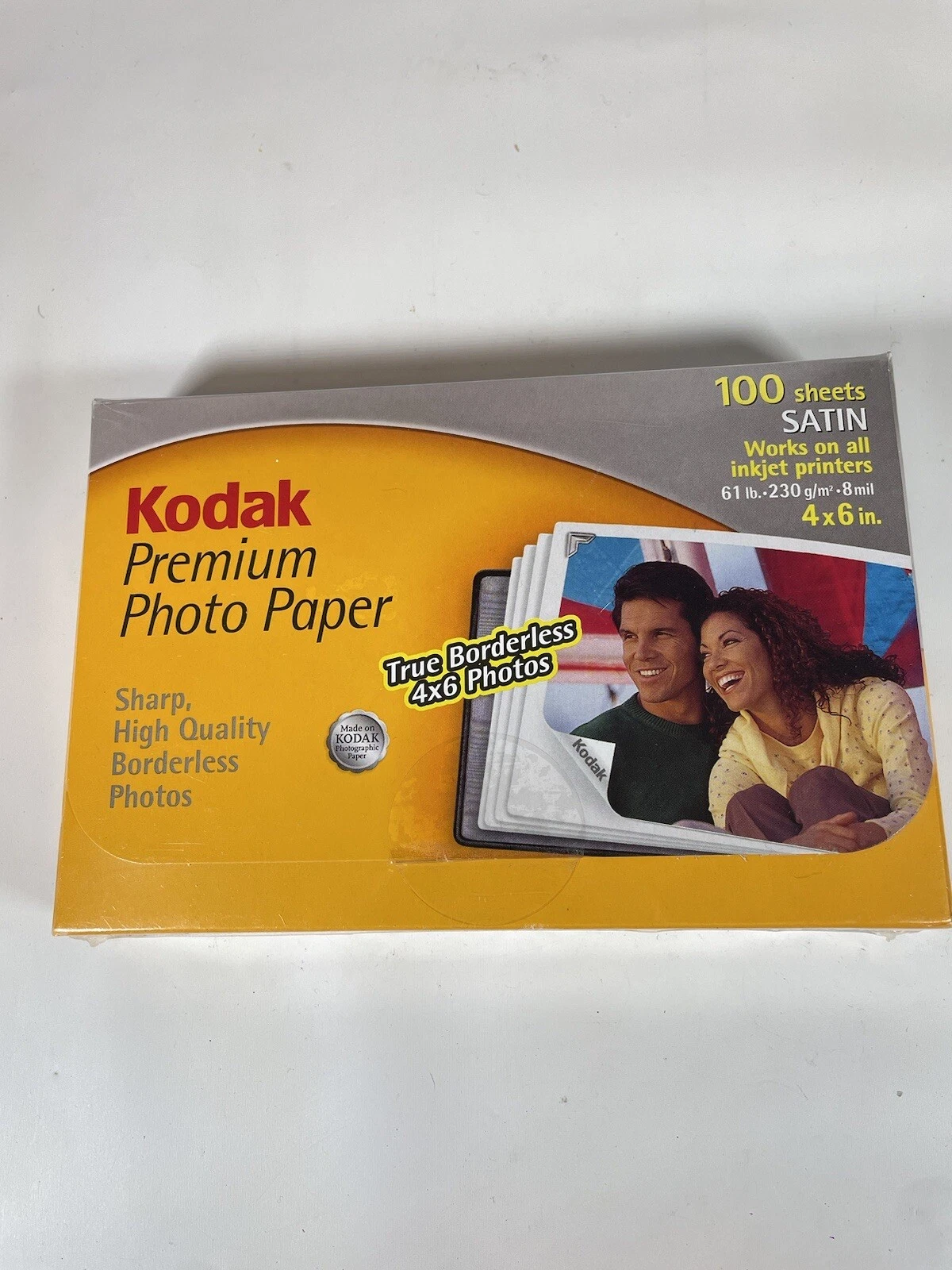 Kodak Premium Picture Paper 4 X 6" 100 Sheets Satin Inkjet Printers ...