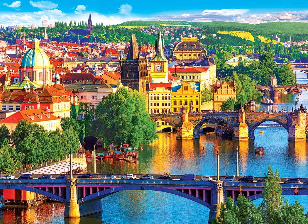 Kodak Premium Puzzles: Prague Czech Old Town Bridges Puzzle 15000pc ...