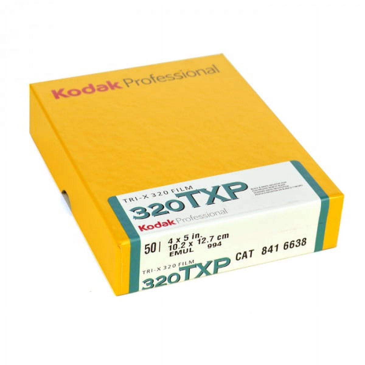Kodak TRI-X Pan Professional 4x5" Black & White Film Sheet - Walmart.com