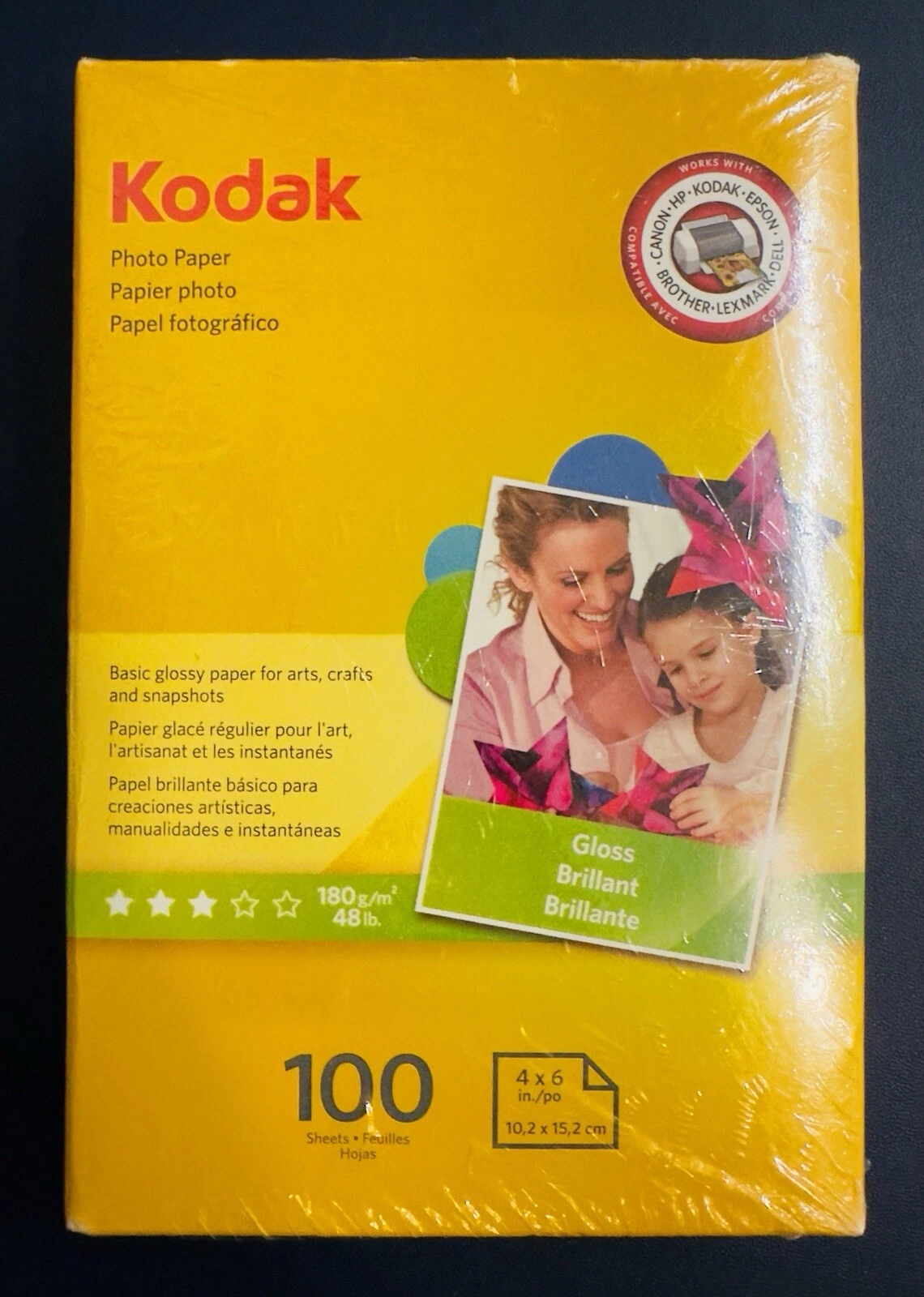 Kodak Ultra Premium Photo Paper 4 X 6 Inches Gloss Brillia 100 Sheets ...