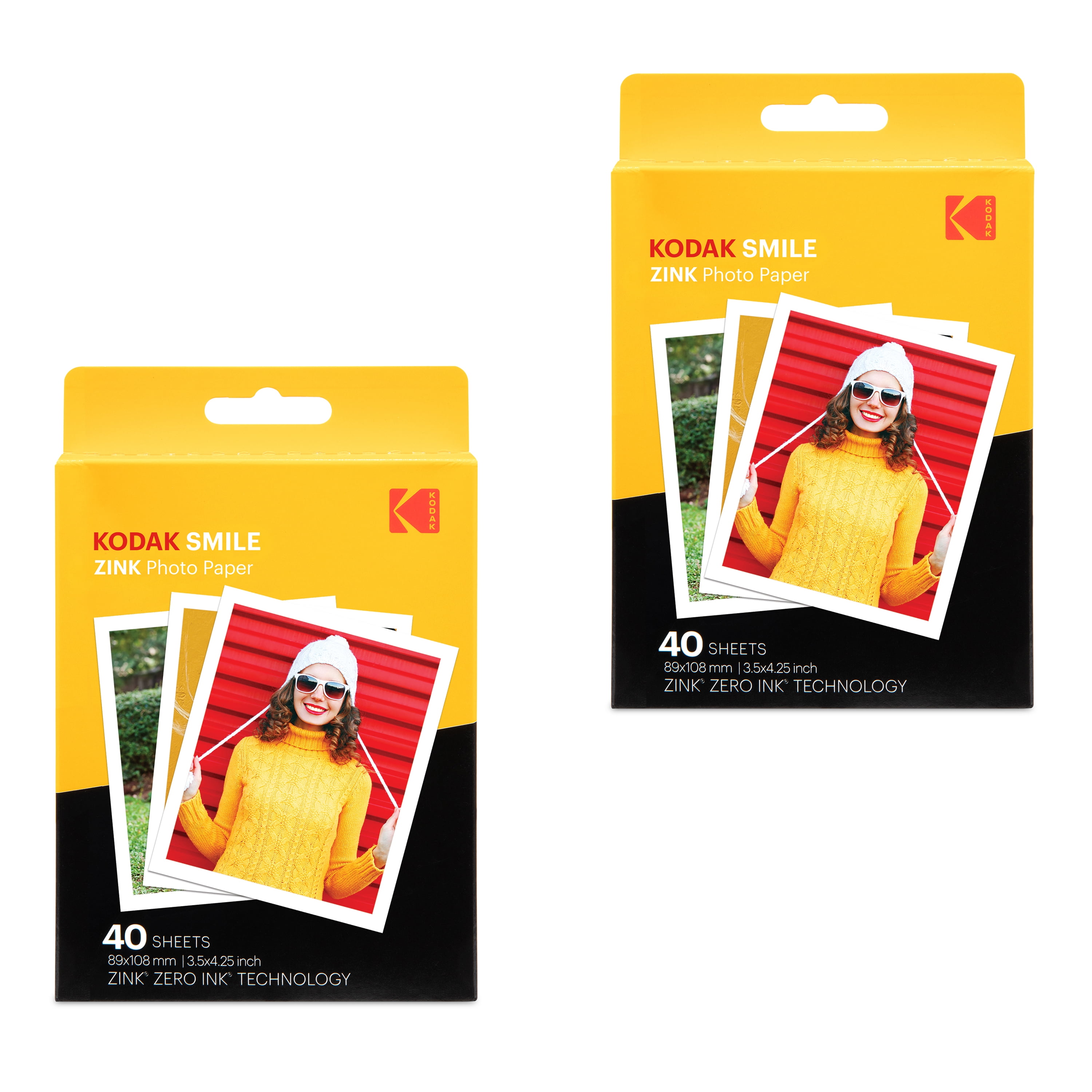 Kodak Zink Photo Paper 2x3", Sticky-Back Photo Printer Paper, 50 Sheets ...
