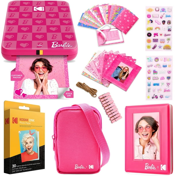 Kodak x Barbie Step Slim Instant Photo Printer, Iconic Style Barbie ...