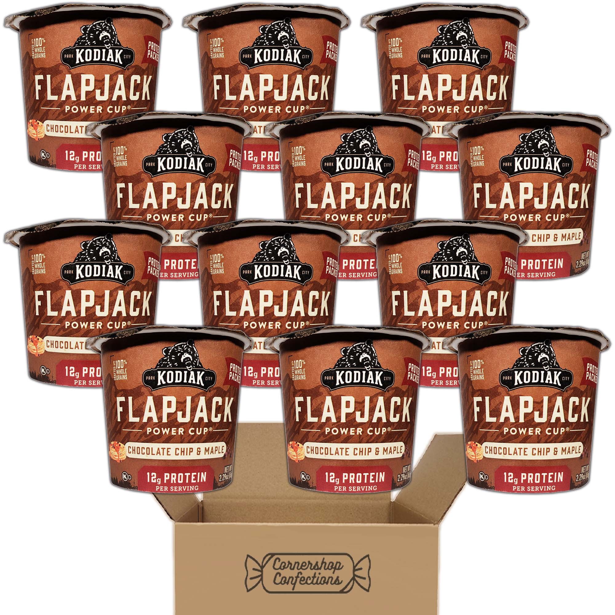 Kodiak Cakes Cups Bundle - Chocolate Chip & Maple Flapjack Power Cups ...