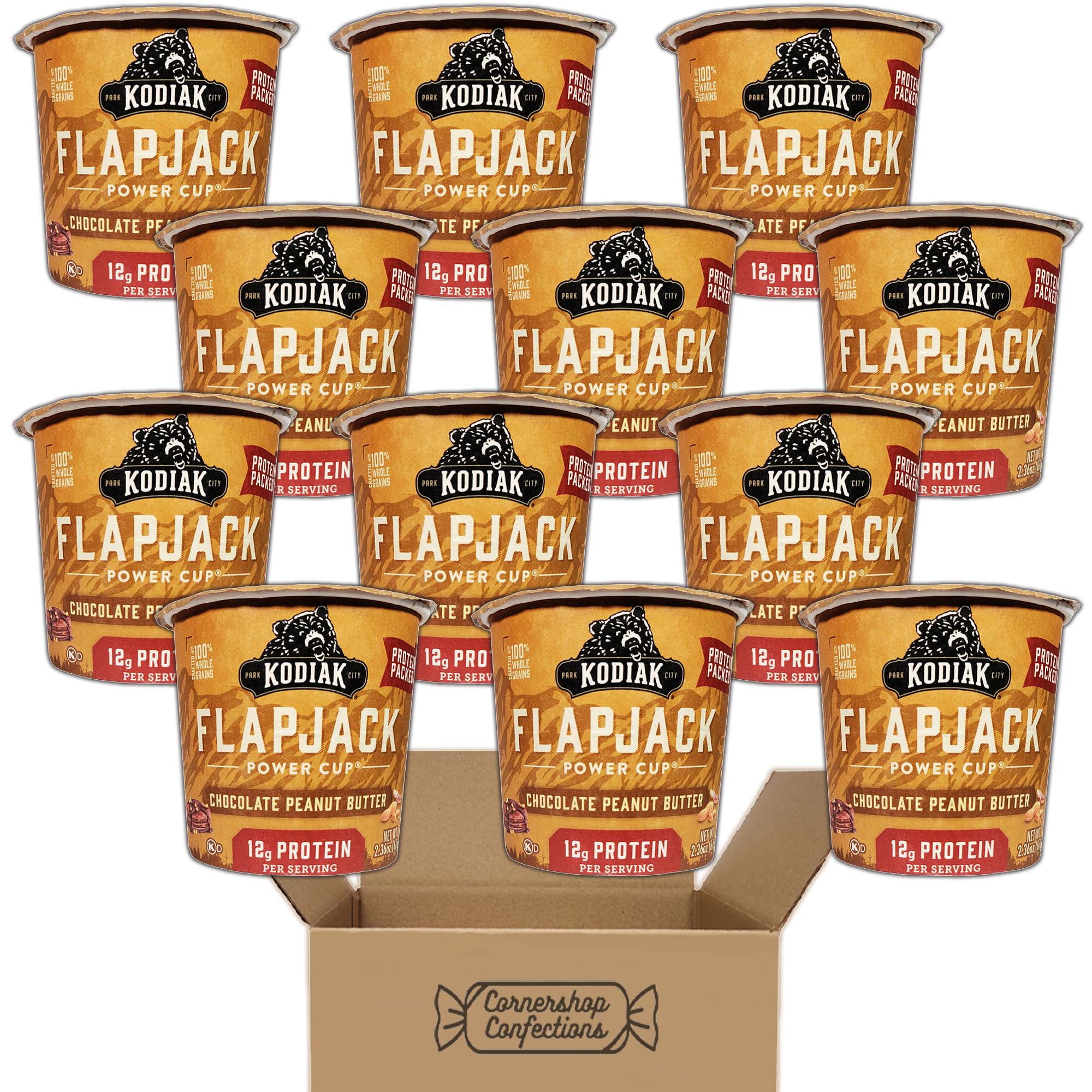 Kodiak Cakes Cups Bundle - Chocolate Peanut Butter Flapjack Power Cups ...