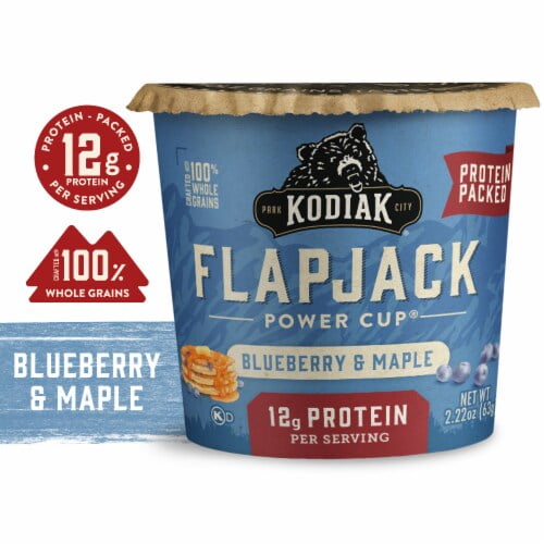 Kodiak Cakes Flapjack Blueberry & Maple Protein Power Cup 2.22 oz ...
