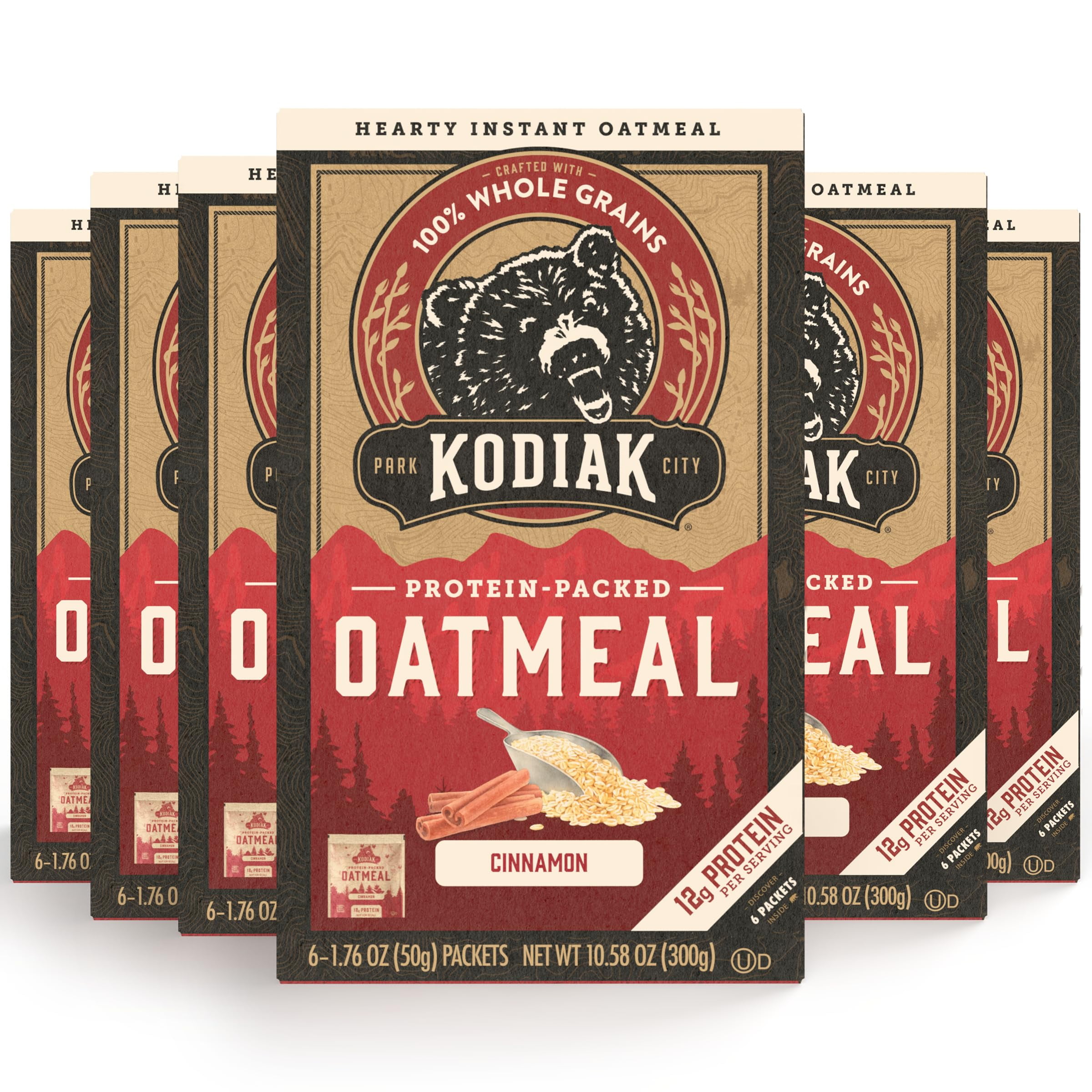 Kodiak Cakes Instant Oatmeal Packets - AD01 High Protein- 100% Whole ...