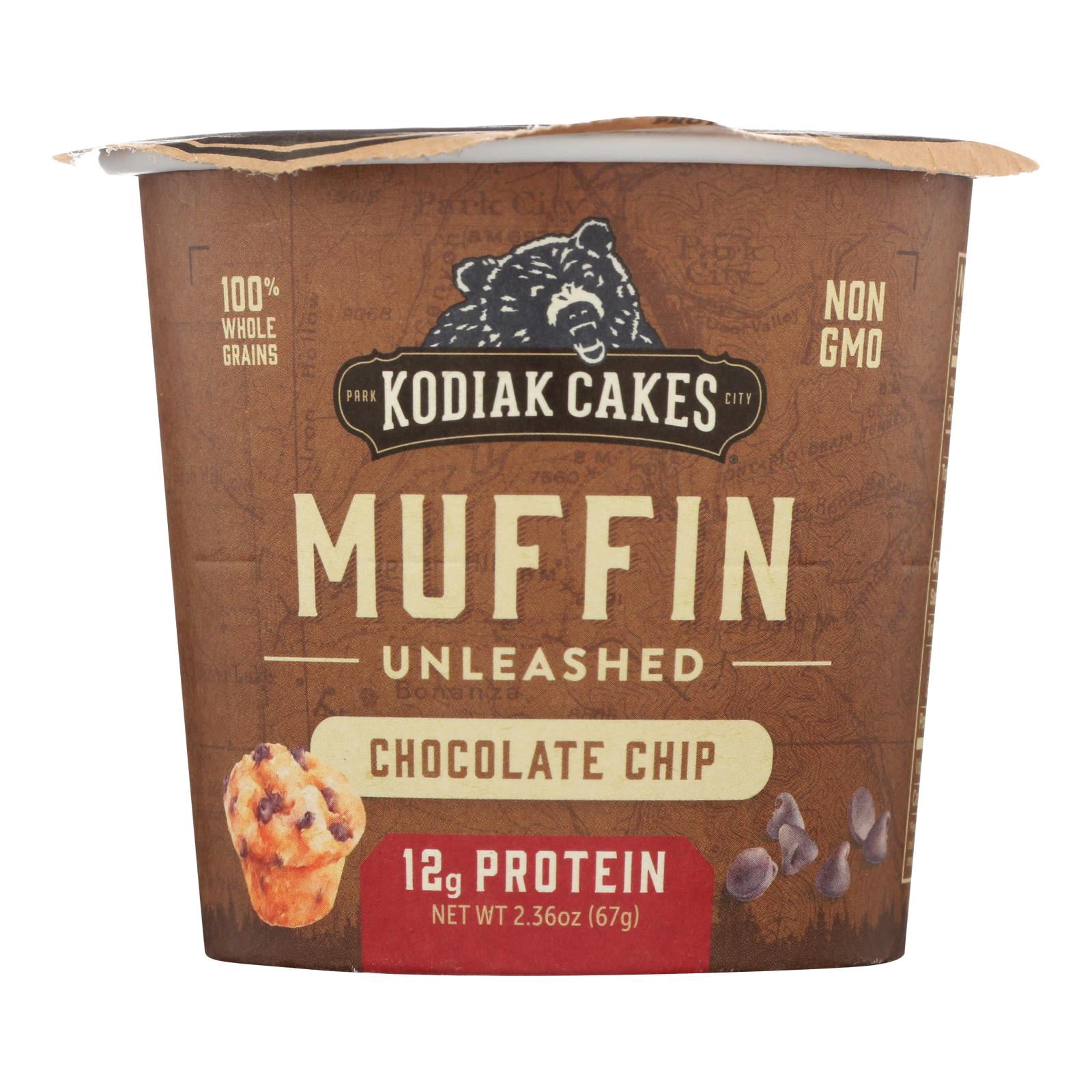 Kodiak Cakes - Muffin Powercup Chocolate Chip - Case of 12-2.36 OZ ...