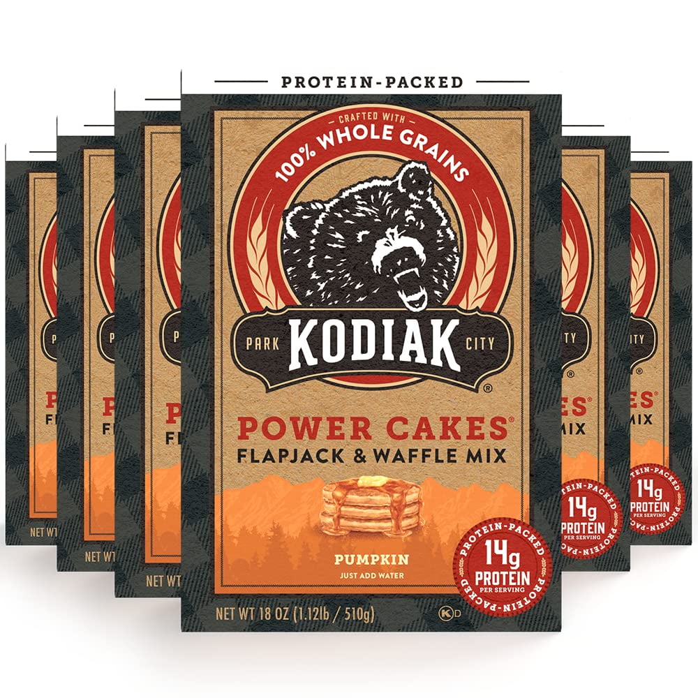 Kodiak Cakes Power Cakes - Protein Pancake Mix Just Add Water - 100% ...