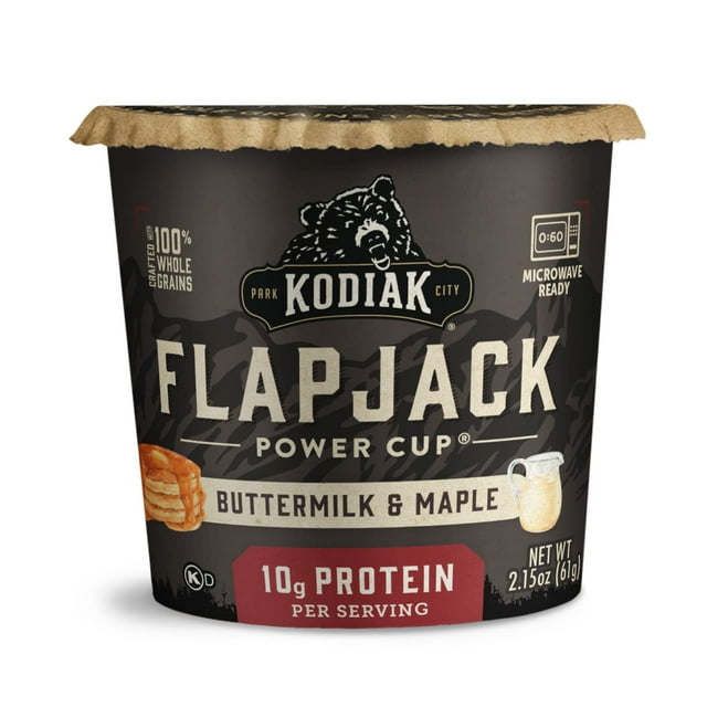 Kodiak Cakes High Protein Buttermilk & Maple Flapjack Power Cup ...
