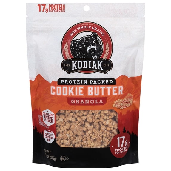Kodiak Cookie Butter Protein Granola 11 oz - Pack of 3 - Walmart.com