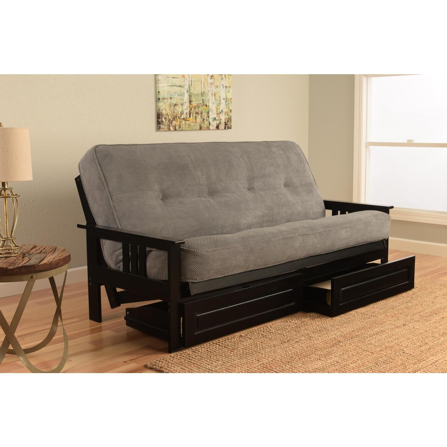 Kodiak Furniture Monterey Full Futon with Fabric Mattress in Marmont ...