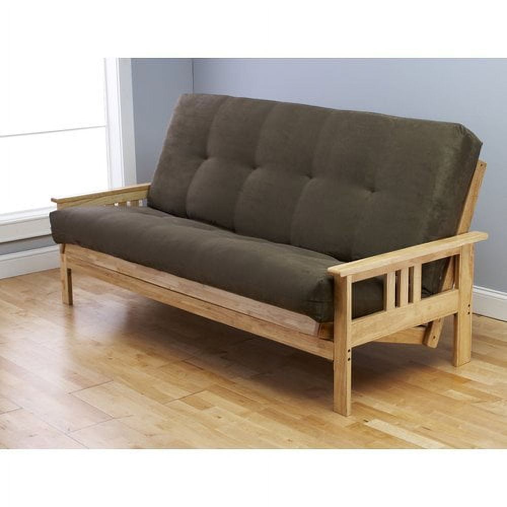 Kodiak Furniture Monterey Suede Futon and Mattress - Walmart.com