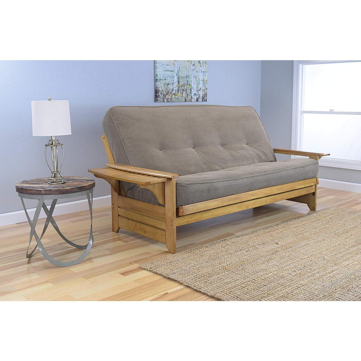 Kodiak Furniture Phoenix Frame/Butternut Finish/Marmont Mocha Mattress ...