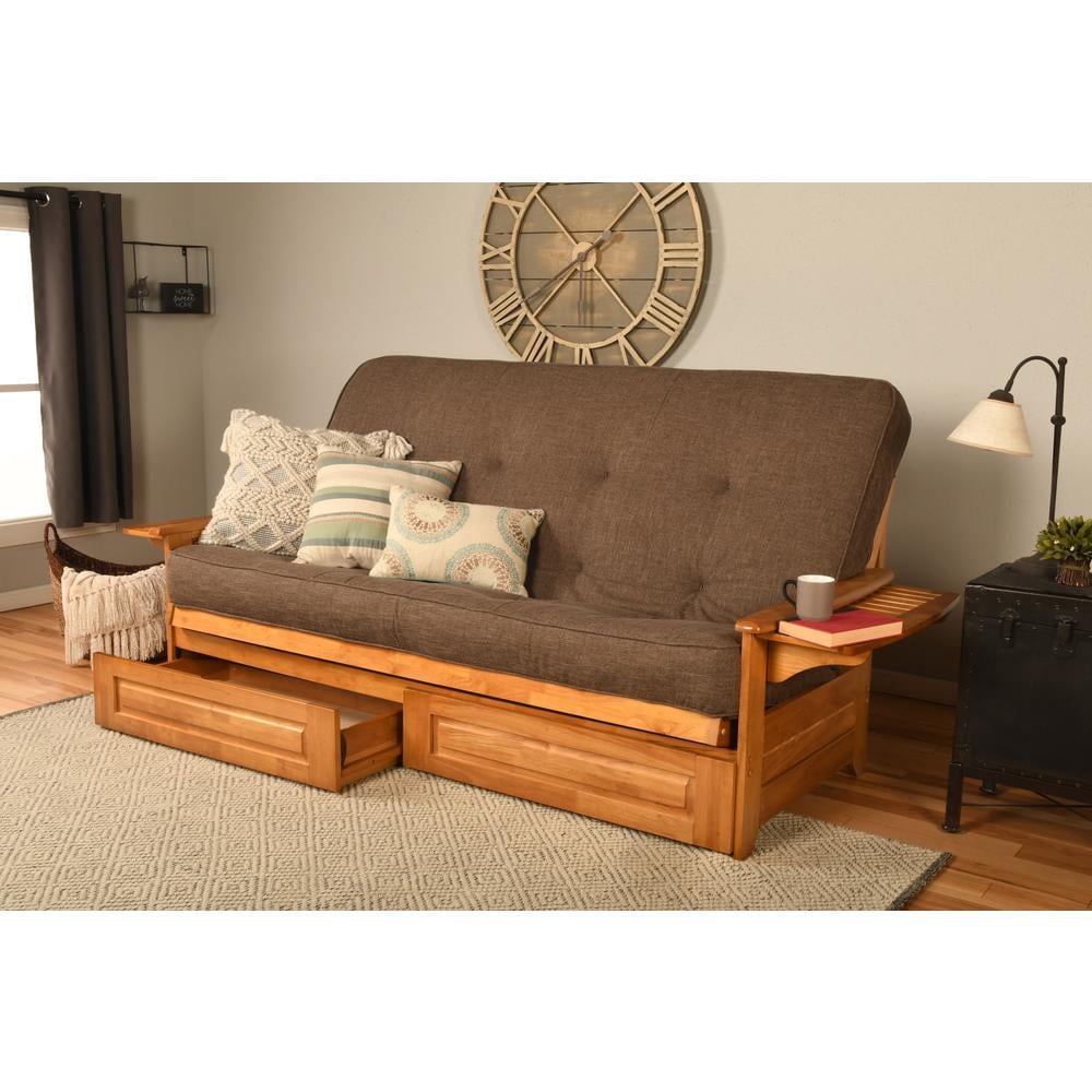 Kodiak Furniture Phoenix Queen Size Wooden Frame Sofa Bed with ...
