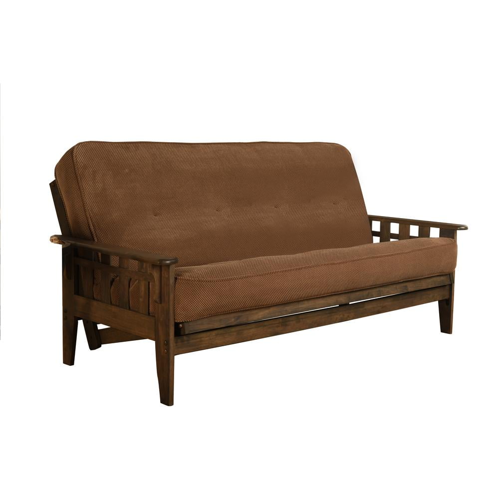 Kodiak Furniture Tucson Frame Fabric Mattress in Marmont Mocha Brown ...