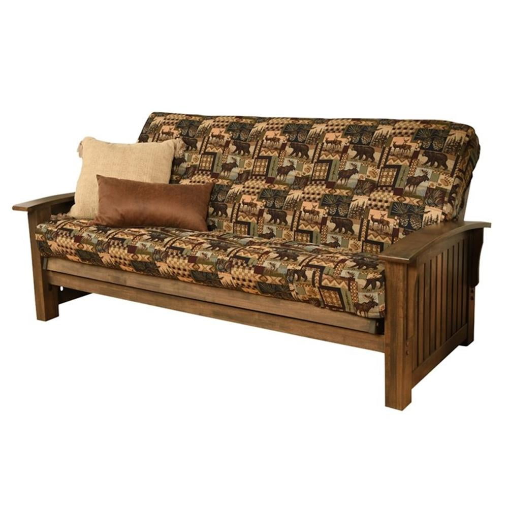 Kodiak Furniture Washington Futon, Rustic Walnut, Peter's Cabin ...