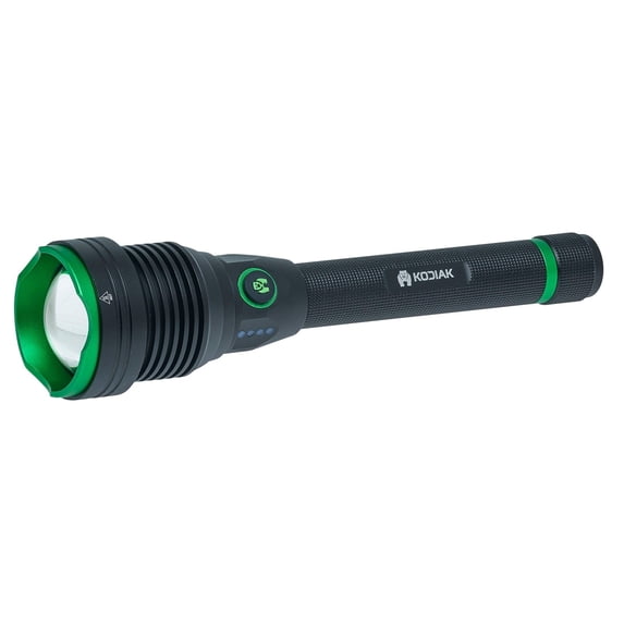 Kodiak Kraken Rechargeable 6000 Lumen Tactical Grade Flashlight with ...