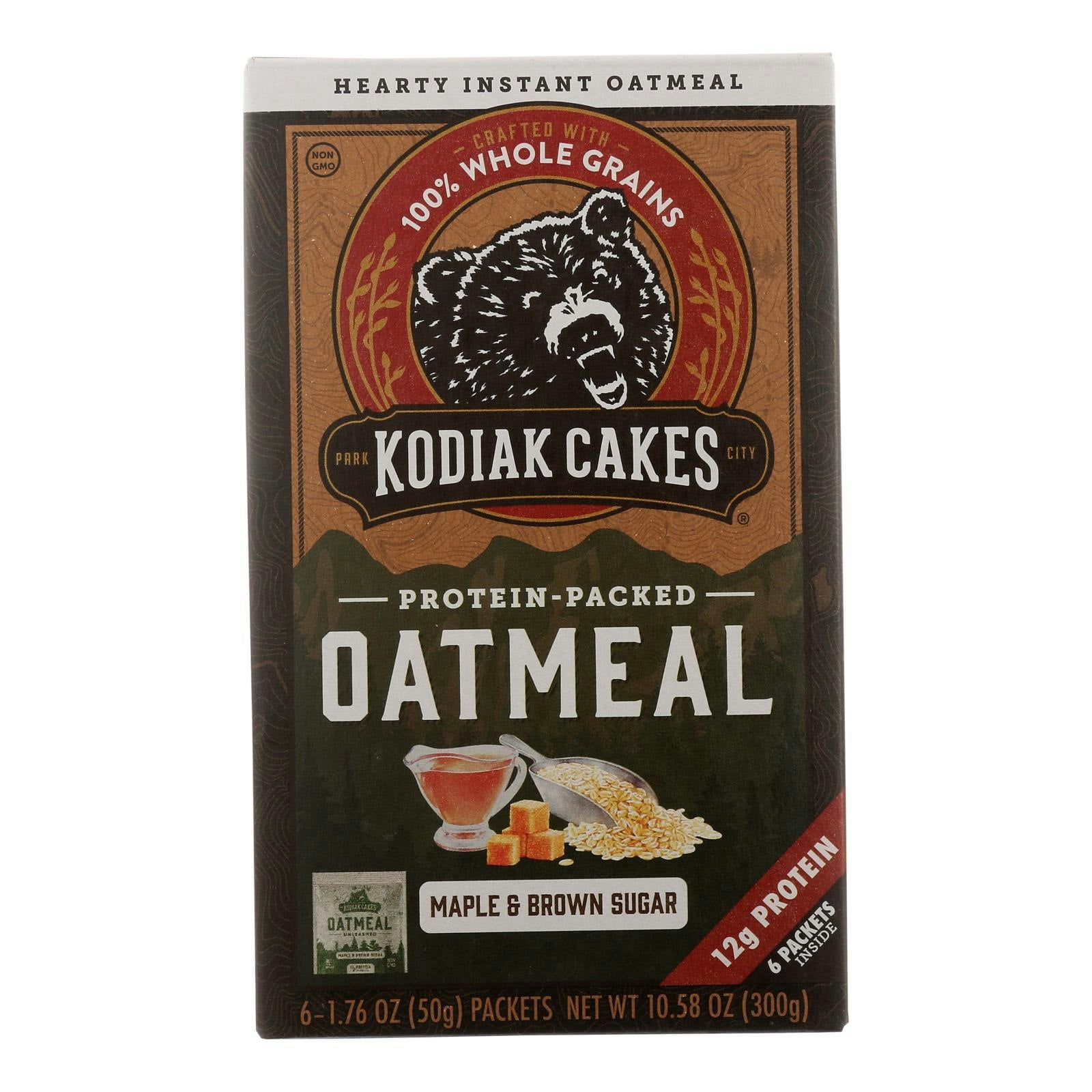 Kodiak Maple & Brown Sugar Oatmeal 10.58 oz (Pack Of 6) - Walmart.com