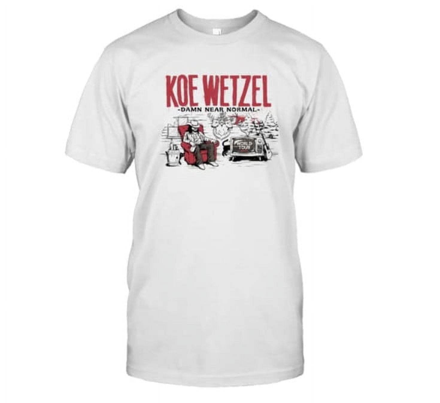 Koe Wetzel - Damn Near Normal World Tour 2024 Shirt "Normal T-Shirts ...