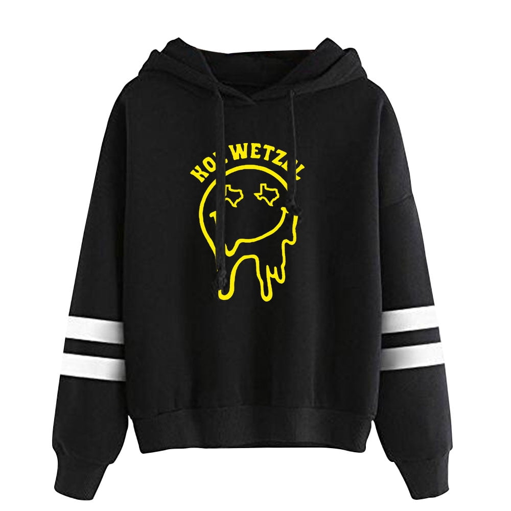 Koe Wetzel Droopy Smiley Merch Hoodies Pocketless Parallel Bars Sleeve ...