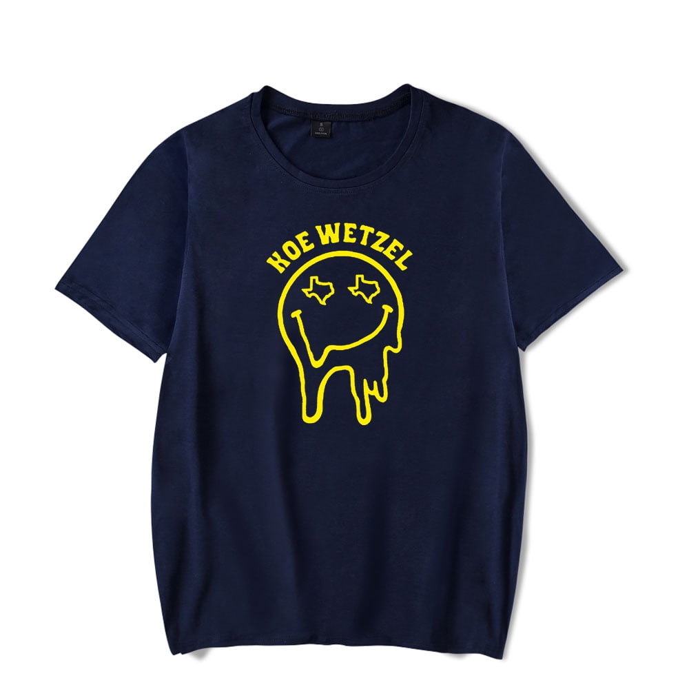 Koe Wetzel Droopy Smiley Merch T-shirt Merch Men Short Sleeve Women ...