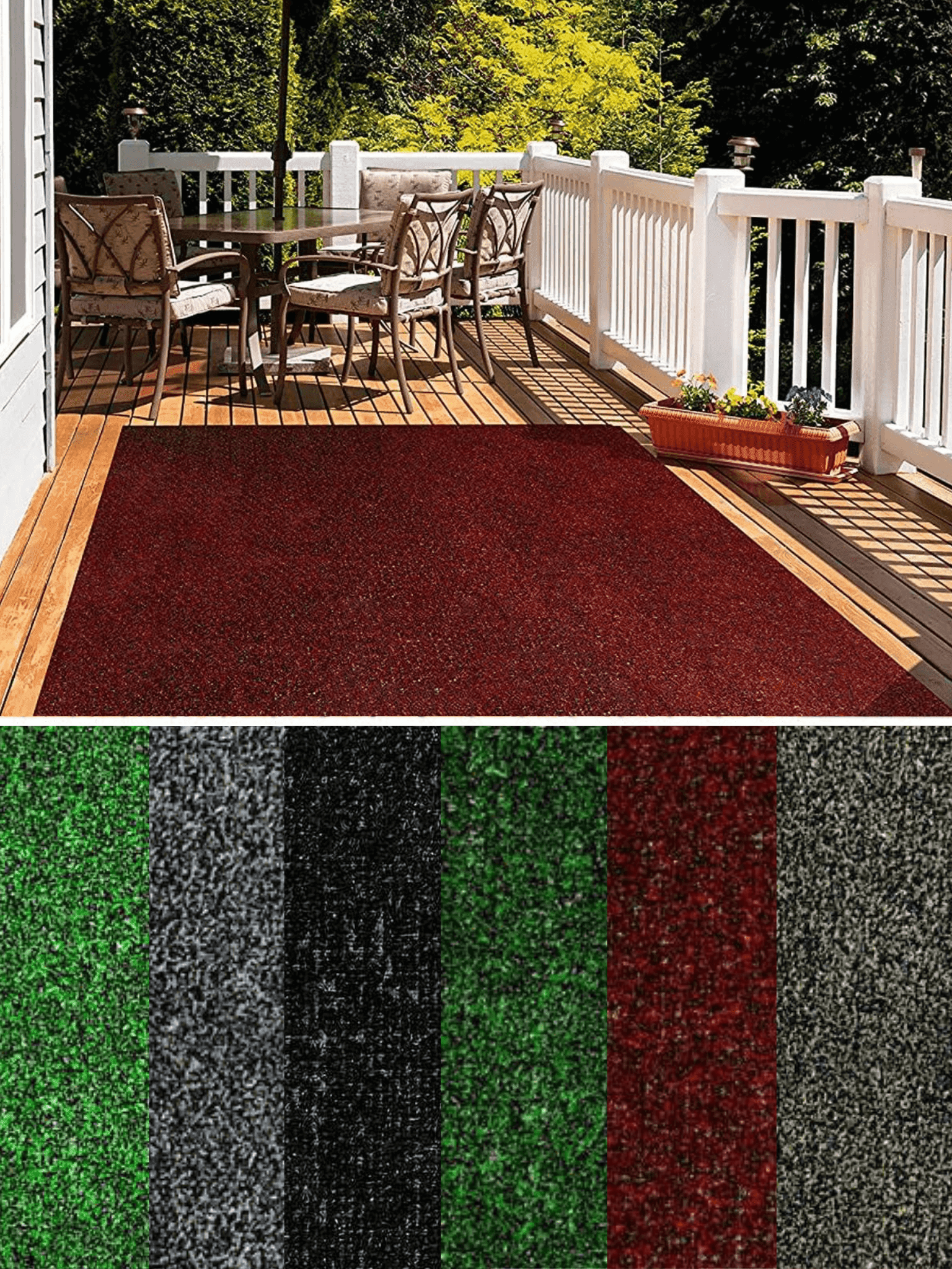 Koeckritz Indoor - 6x12 Outdoor Artificial Grass Turf Area Rugs and ...